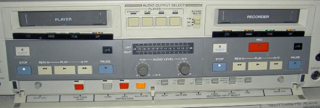 Hi8 Player 8MM VIDEO CASSETTE PLAYER SONY Hi8 Tape Player